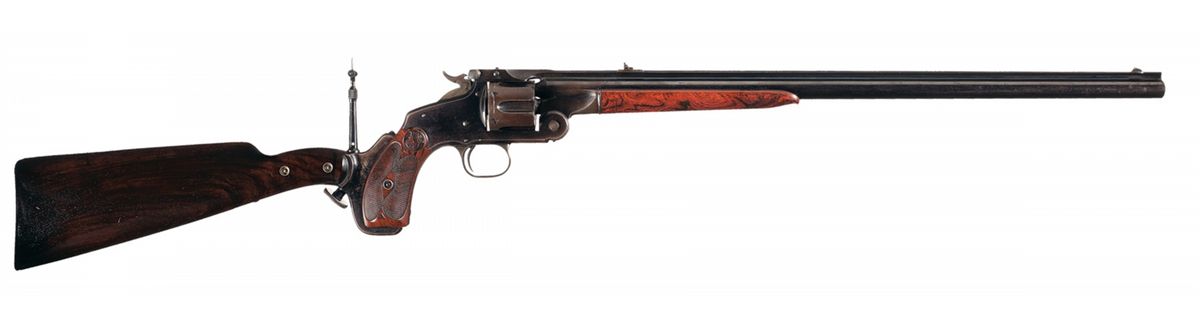 Scarce Smith & Wesson Model 320 Revolving Rifle with Rare 20 Inch ...