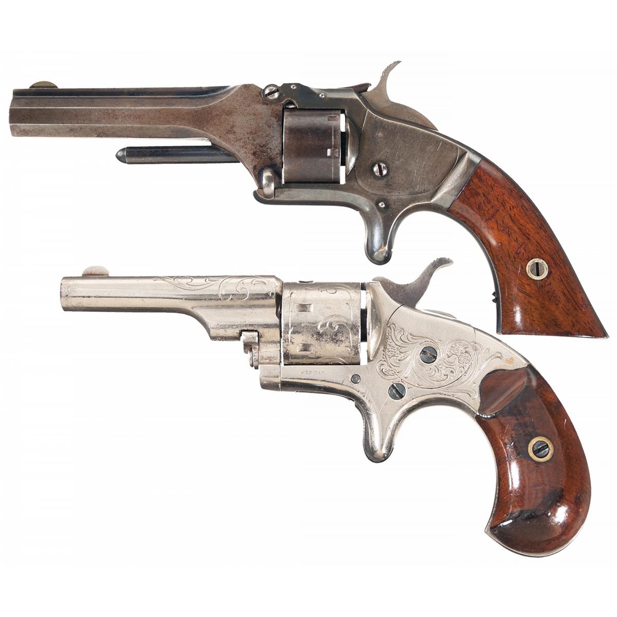 Collectors Lot of Two Spur Trigger 22 Rim Fire Revolvers