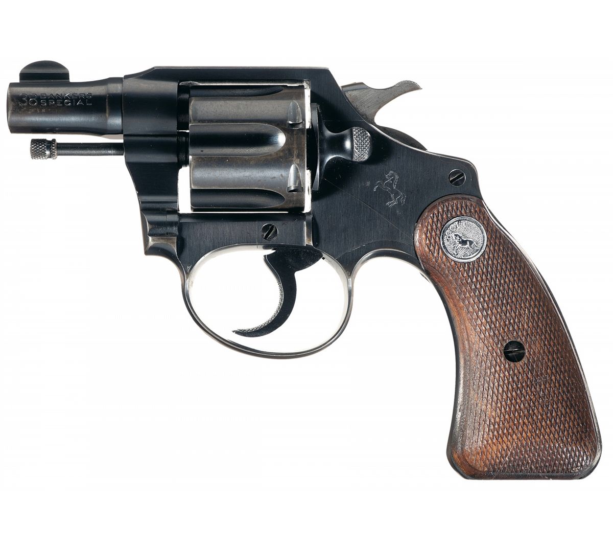 Boston Police Department Marked Colt Bankers Special Double Action Revolver