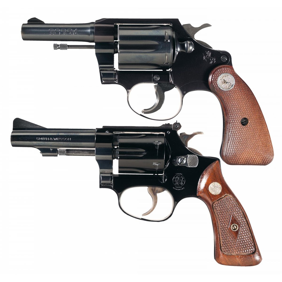 Two Double Action Revolvers