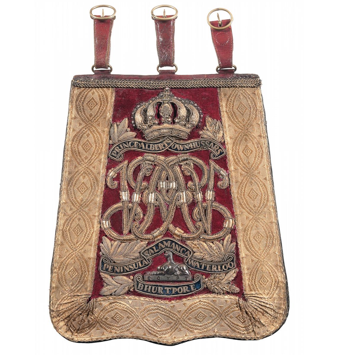 11th or Prince Albert's Own Hussars Officer's Dress Sabretache