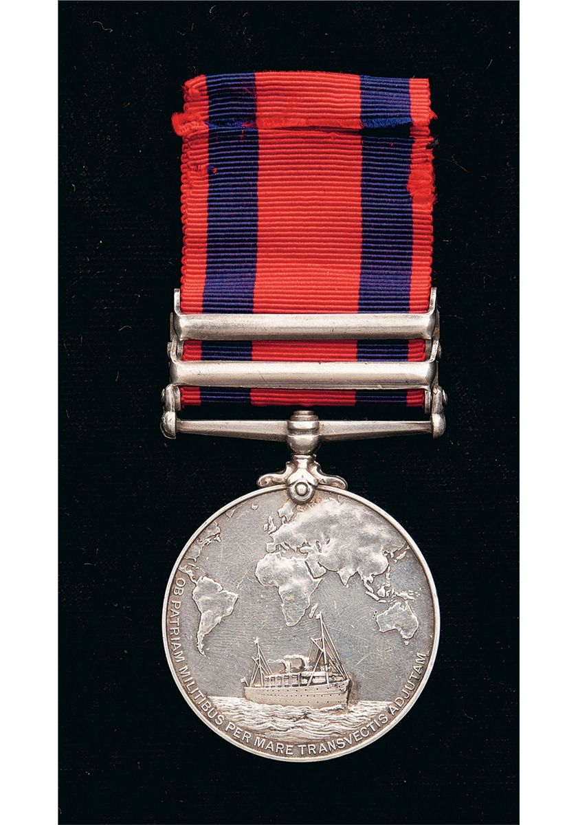 Rare British Transport Medal with Two Clasps