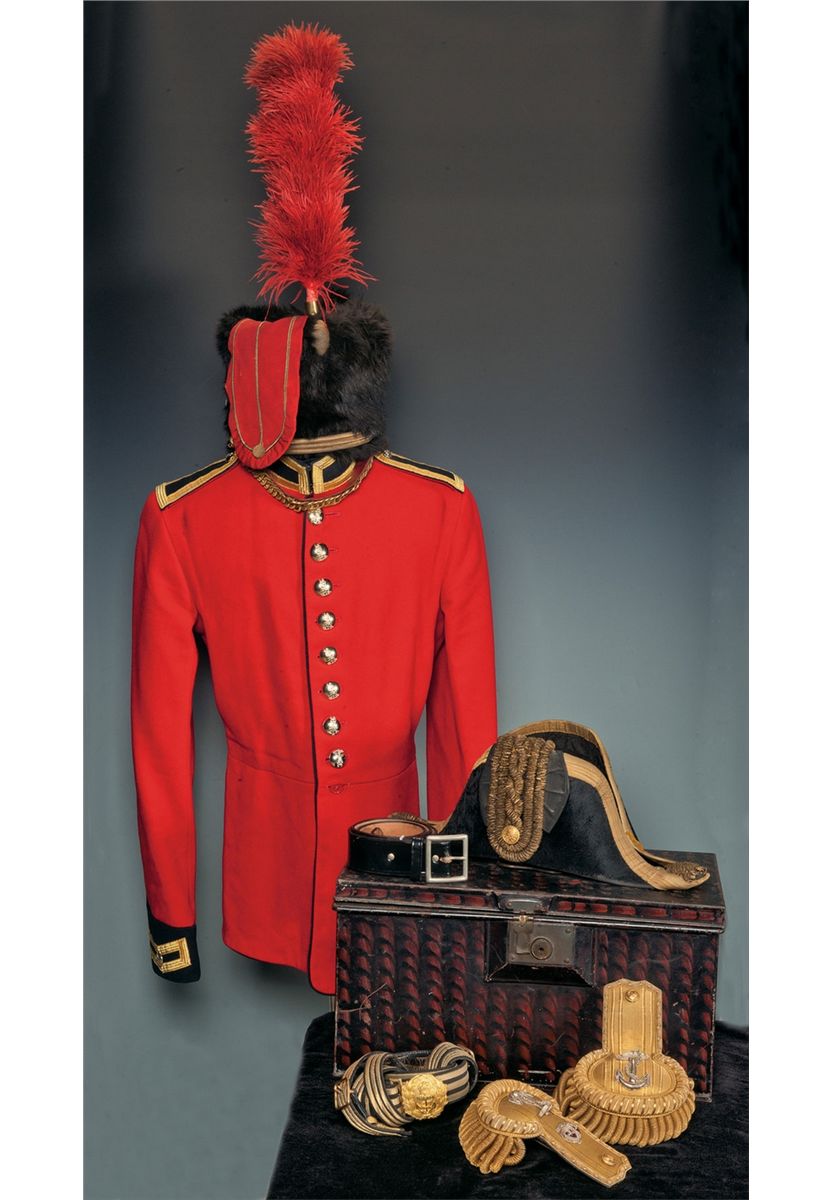 Collector's Lot of Hussar Busby Tunic and British Military Items