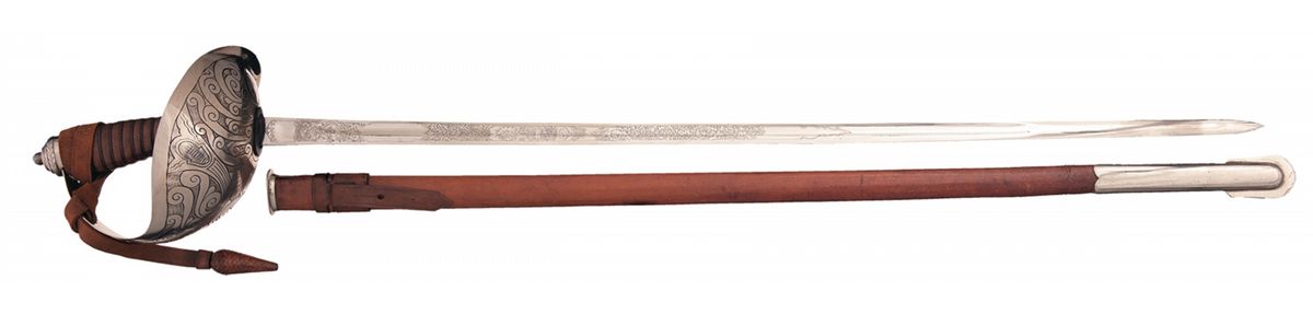 British Model 1912 Cavalry Officers Sword with Scabbard