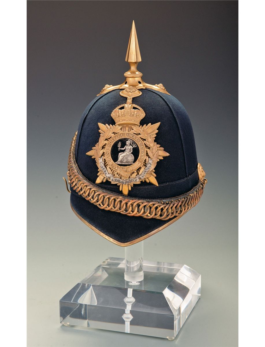 Norfolk Regiment Officer's Home Service Helmet