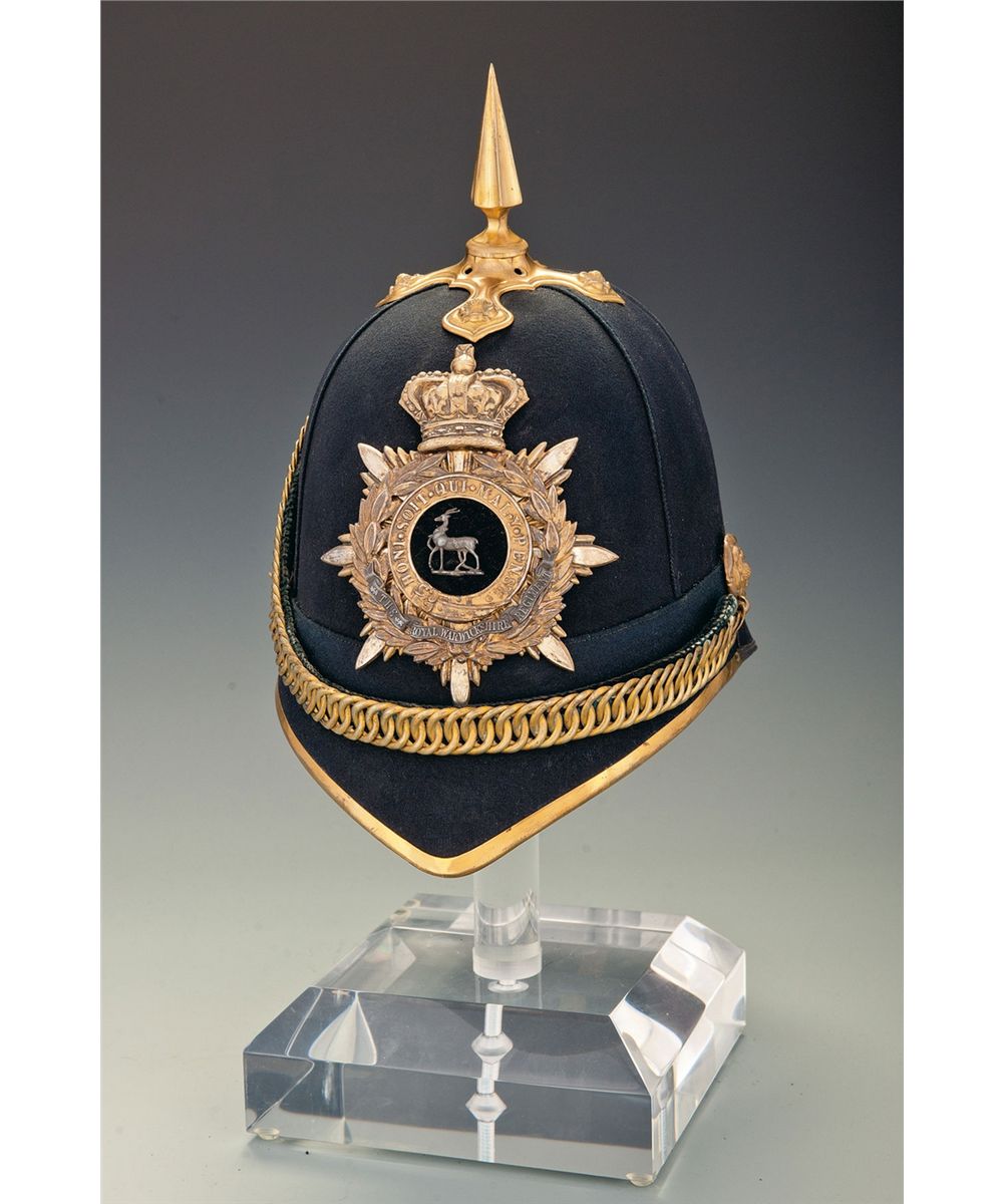 Royal Warwickshire Regiment Officer's Home Service Helmet