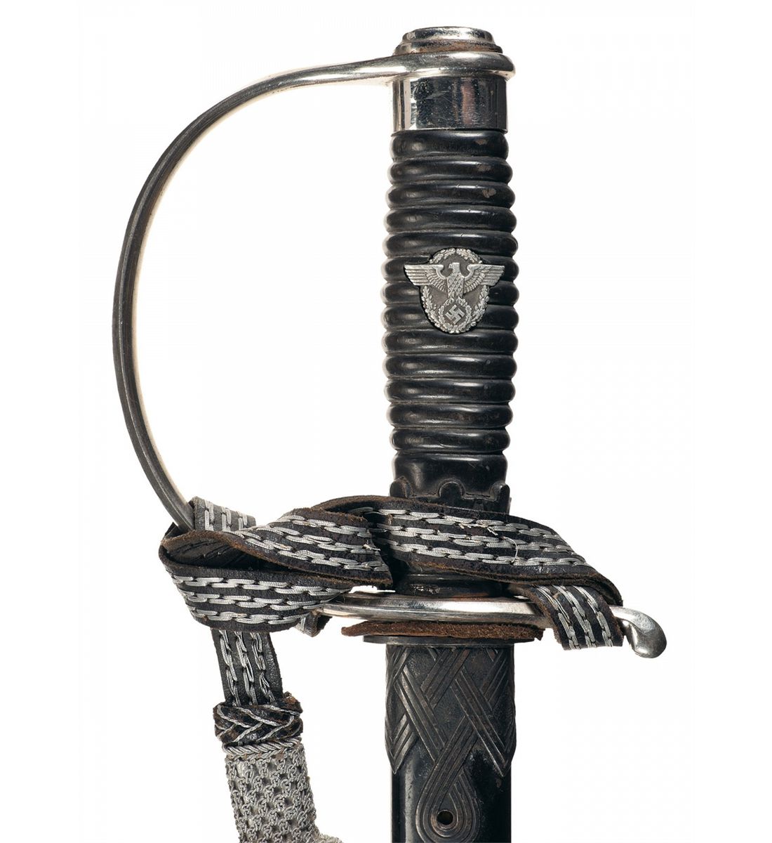 Alcoso Production Nazi Police Sword with Scabbard and Portapee