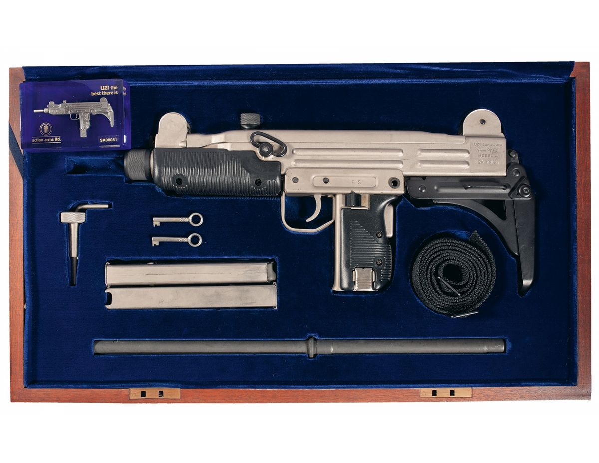 Rare Israeli Military Industries UZI Model A Presentation Type Semi ...