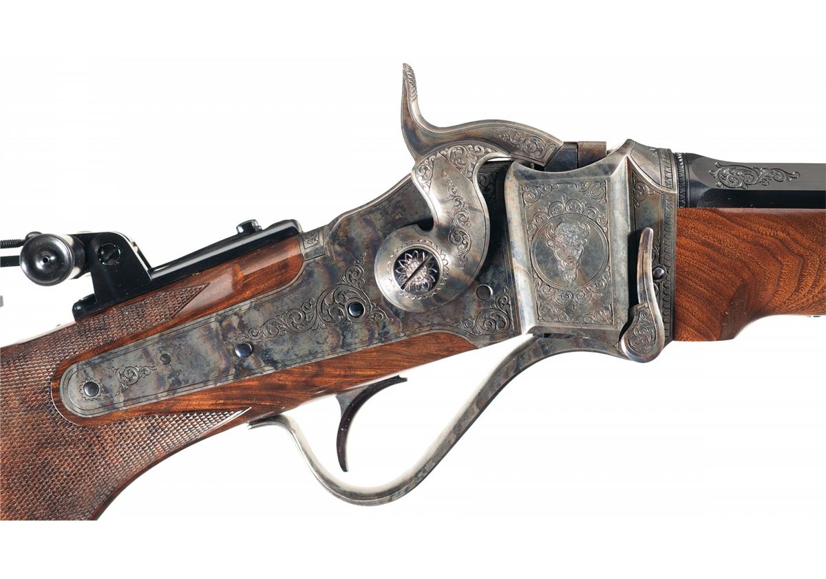 Suzi Bradley Master Engraved Shiloh Sharps Model 1874 Creedmoor Target ...