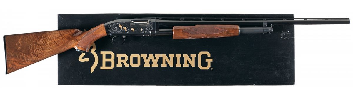 Browning Model 12 Grade 5 Slide Action 20 Gauge Shotgun with Box