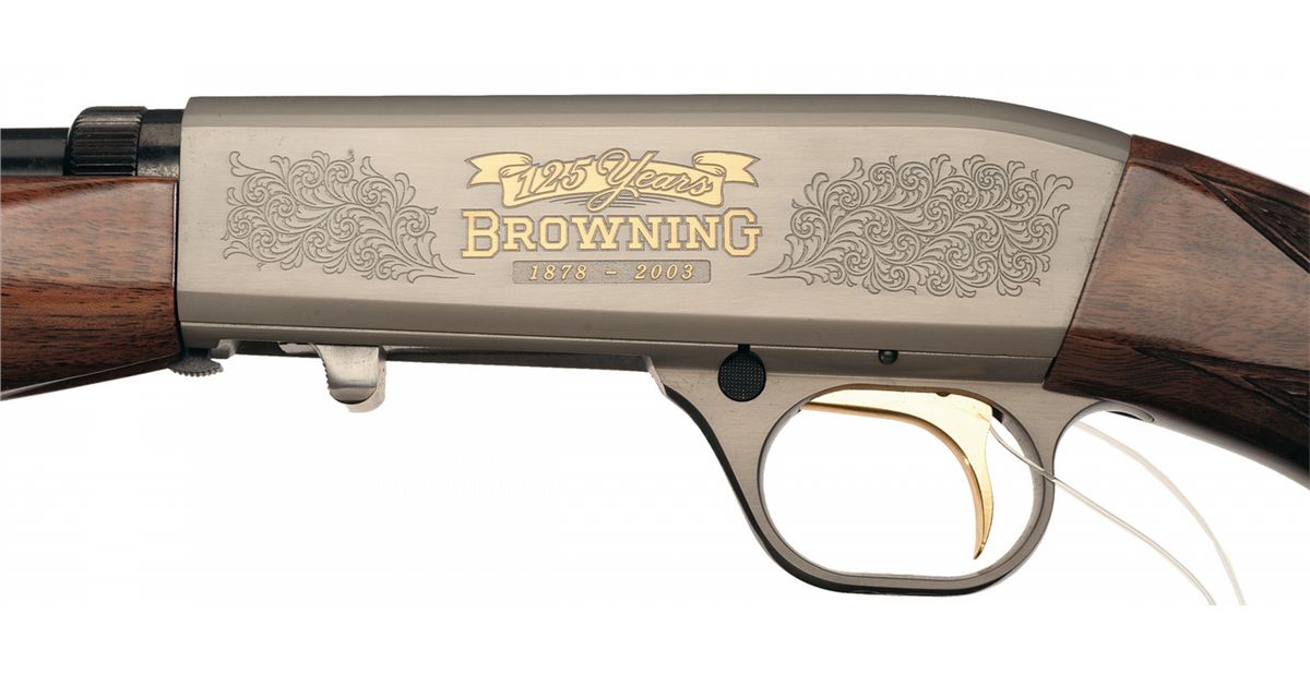Browning 125th Anniversary .22 Caliber Semi-Automatic Rifle with Box