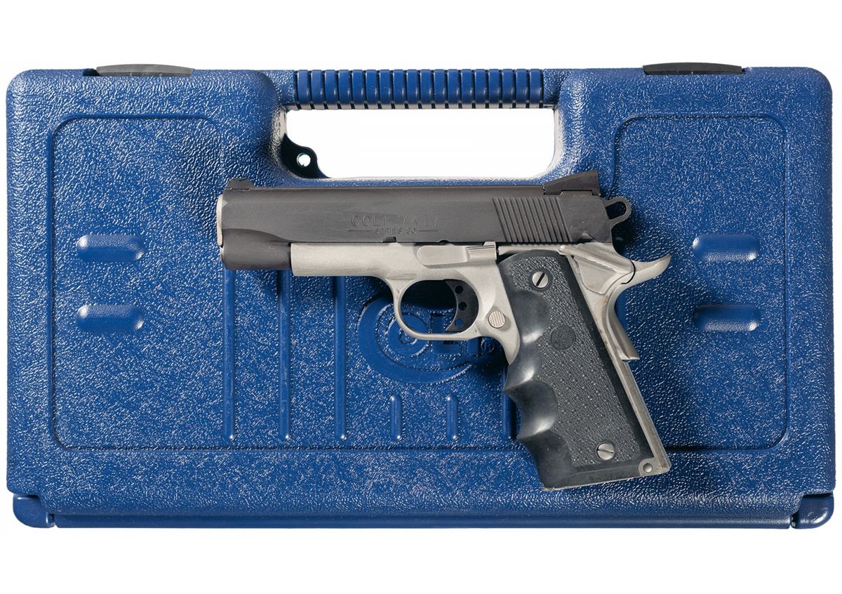 Colt MKIV Series 80 Combat Commander Model 1911 Semi-Automatic Pistol ...