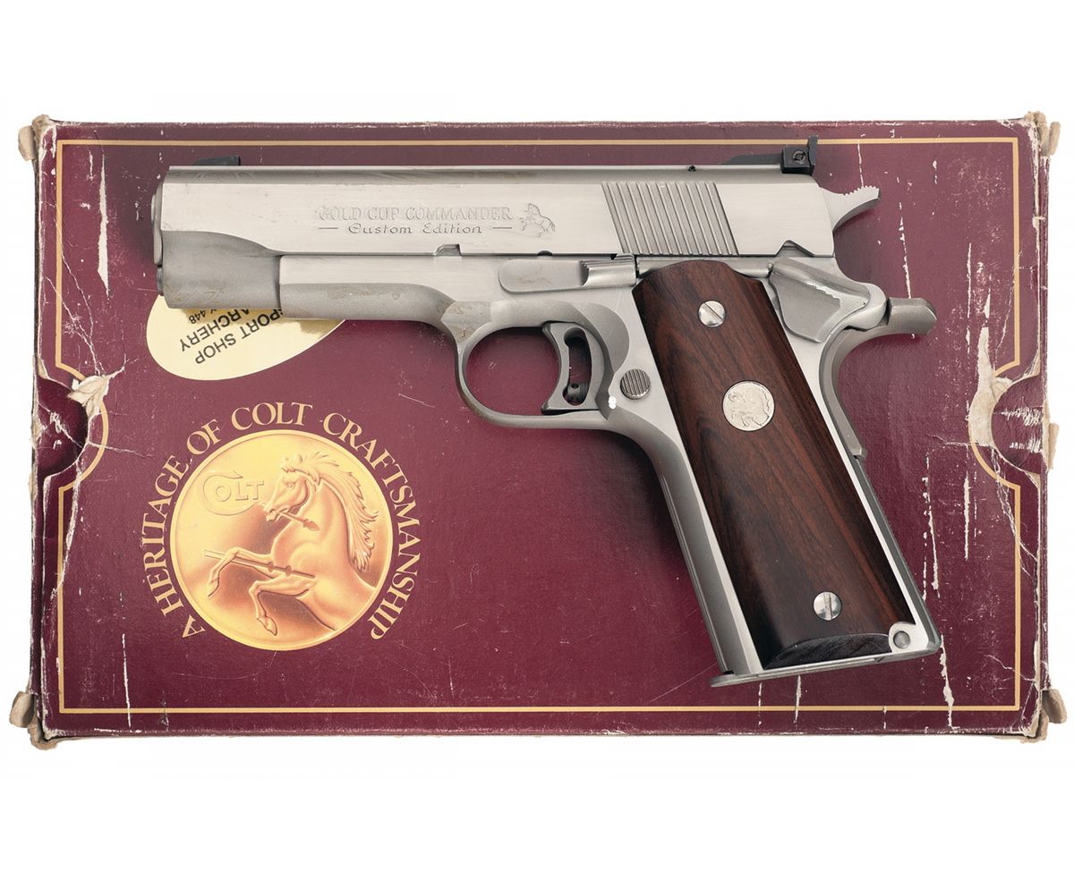 Colt Gold Cup Commander Custom Edition 1911 Semi-Automatic Pistol with ...