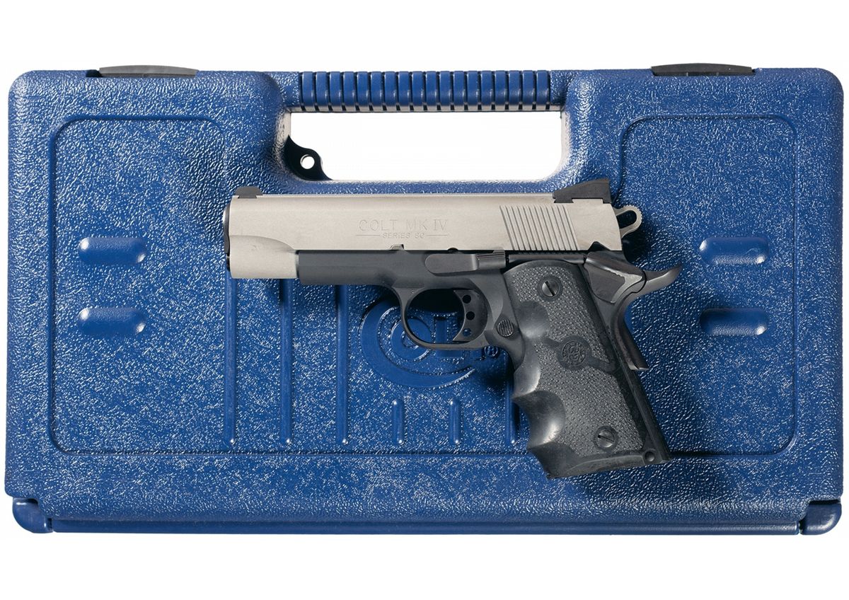 Colt MKIV Series 80 Concealed Carry Officers Model 1911 Semi-Automatic ...