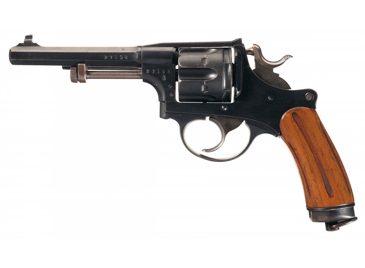 Scarce Swiss Model 1882 Double Action Revolver with Stock Attachment Slot