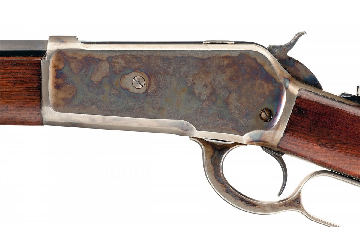 Excellent Winchester Model 1886 Sporting Rifle with Casehardened Frame ...