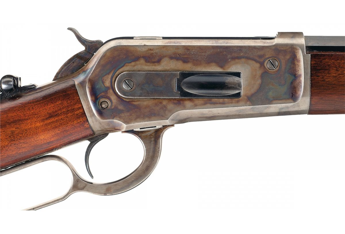 Excellent Winchester Model 1886 Sporting Rifle with Casehardened Frame ...