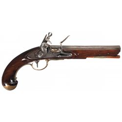 Scarce U.S. Simeon North Model 1811 Martial Flintlock Pistol
