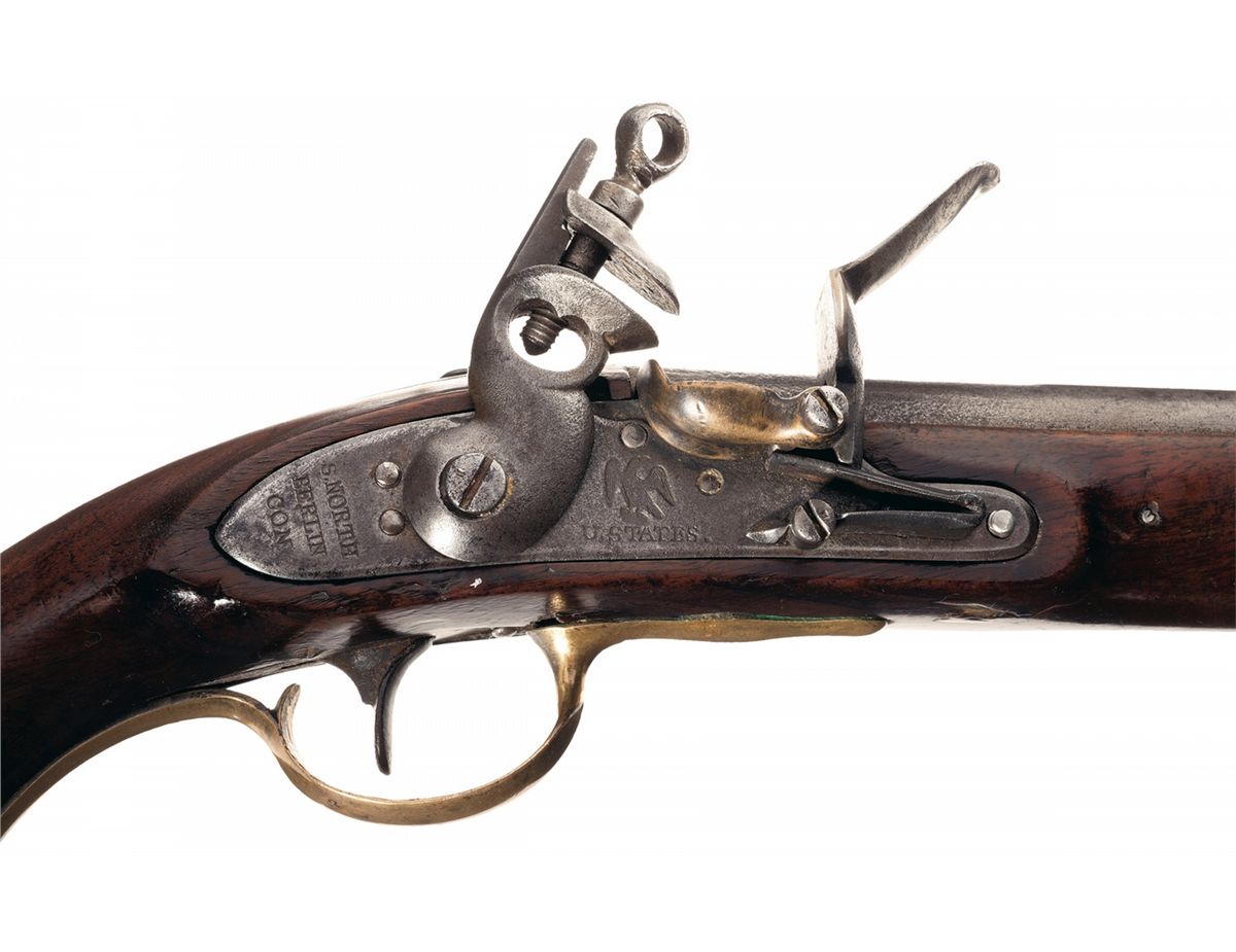 Scarce U.S. Simeon North Model 1811 Martial Flintlock Pistol