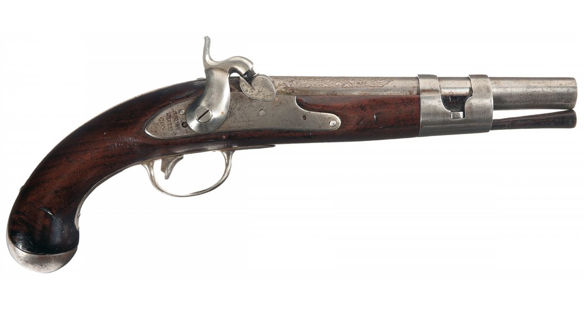 U.S. S. North Model 1811 Percussion Conversion Pistol with Attractive ...