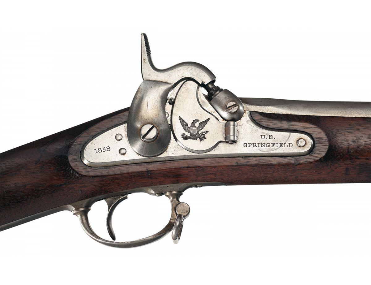 Extremely Fine U.S. Springfield Armory Model 1855 Percussion Rifled ...
