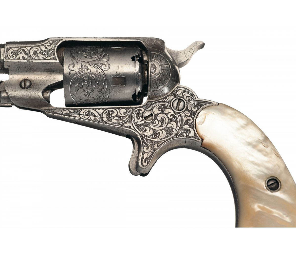 Engraved Remington New Model Pocket Metallic Cartridge Conversion ...