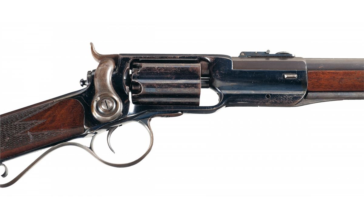 Outstanding Colt Deluxe Revolving Rifle