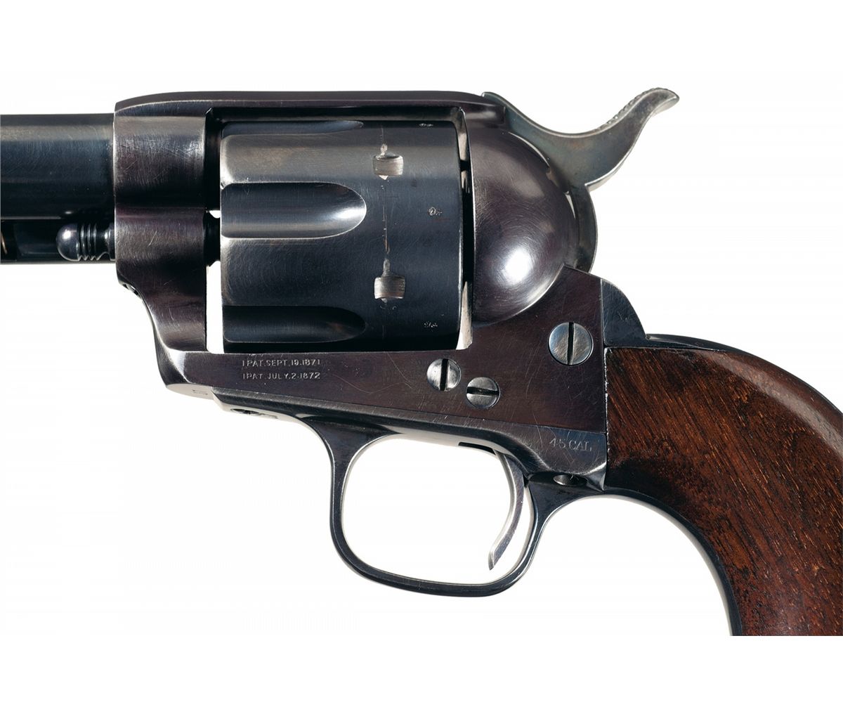 Extremely Rare Documented Early Production Colt "Pinched Frame" Single ...