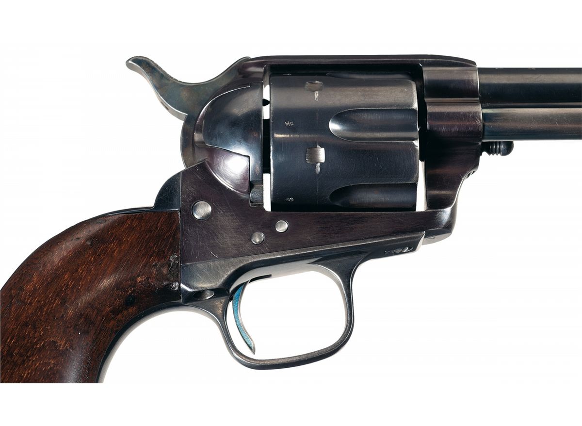 Extremely Rare Documented Early Production Colt "Pinched Frame" Single ...