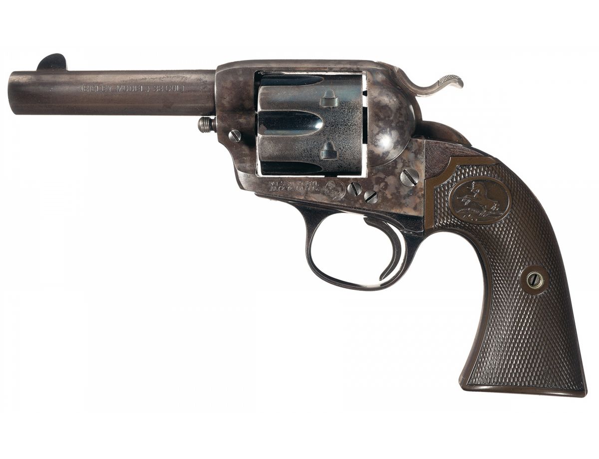 Extremely Rare Documented Colt Bisley Sheriff's Model Revolver Sold to ...