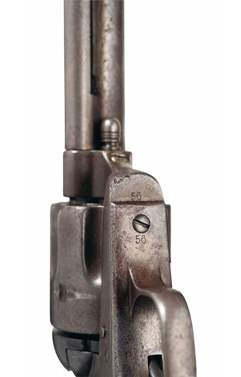 Rare Colt Single Action Army Revolver 44 Rimfire with Serial Number 56