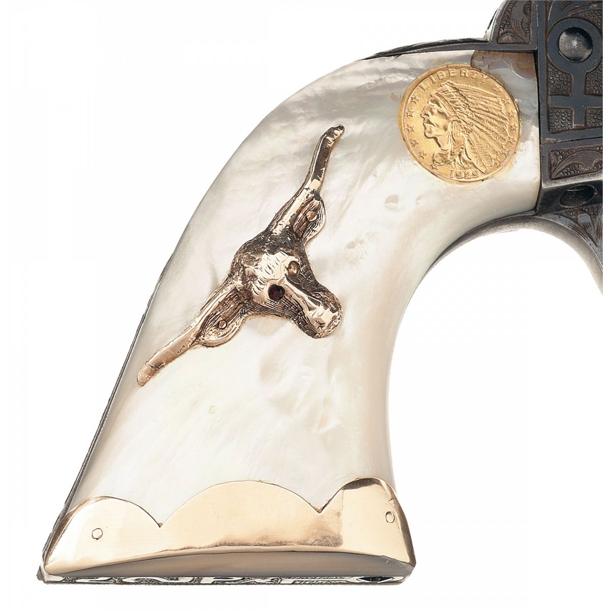 Magnificent Cole Agee Cattle Brand Engraved First Generation Colt ...