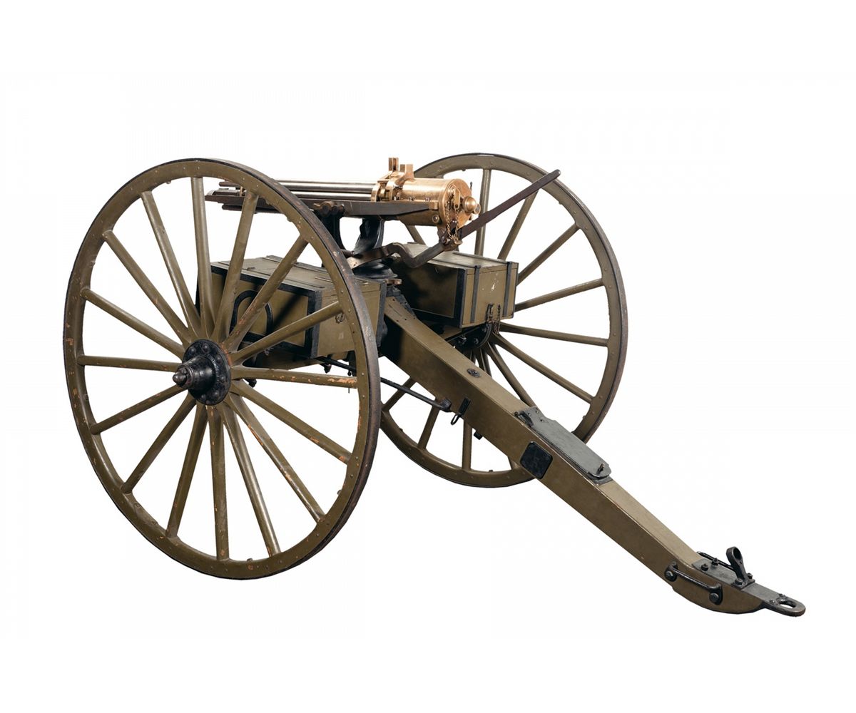 Extremely Rare Excellent U.S. Colt Model 1890 Gatling Gun on an ...