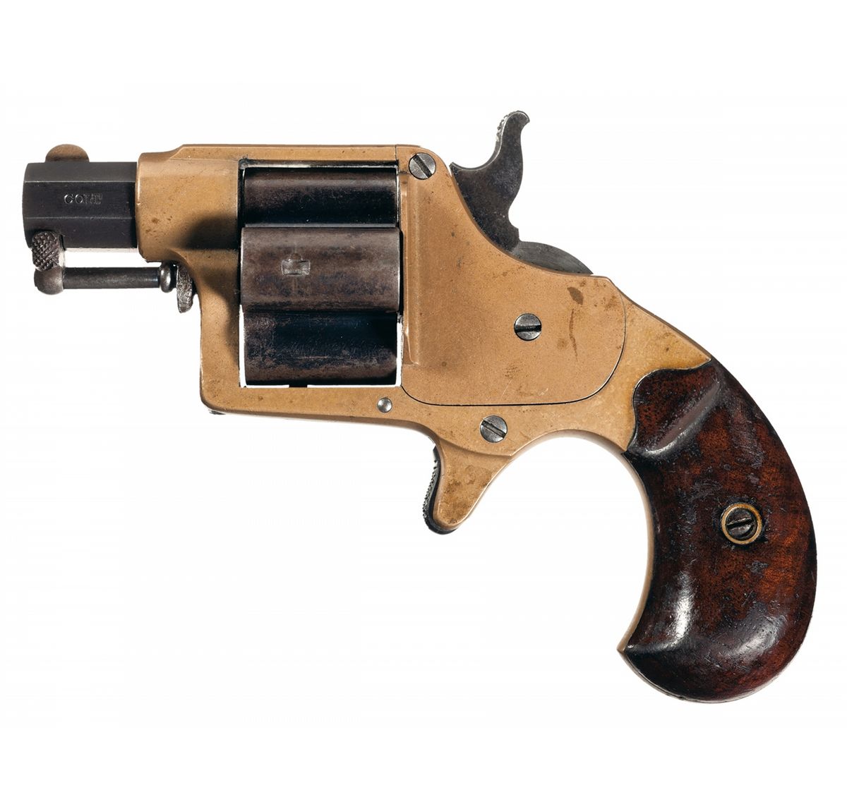 Extremely Rare Short Octagonal Barrel Colt Cloverleaf Revolver