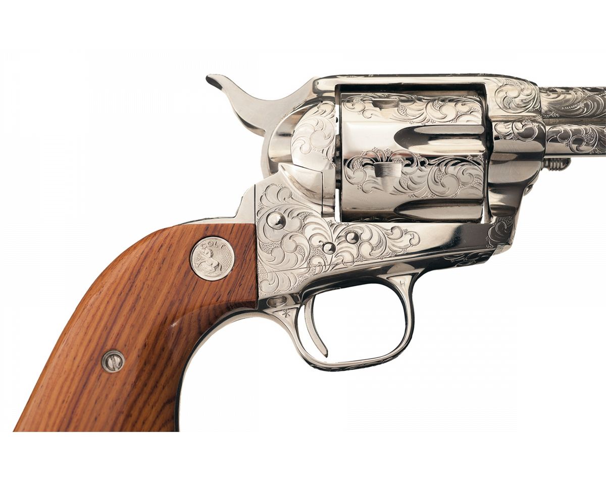 Factory Engraved Colt Custom Shop Single Action Army Frontier Six ...