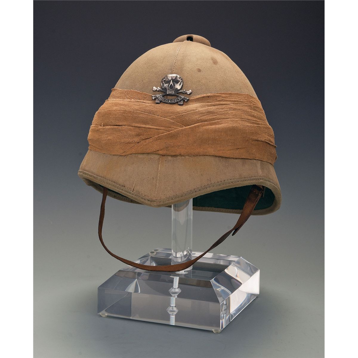 Boer War Period 17th Lancers Officer's Field Service Cork Pith Helmet