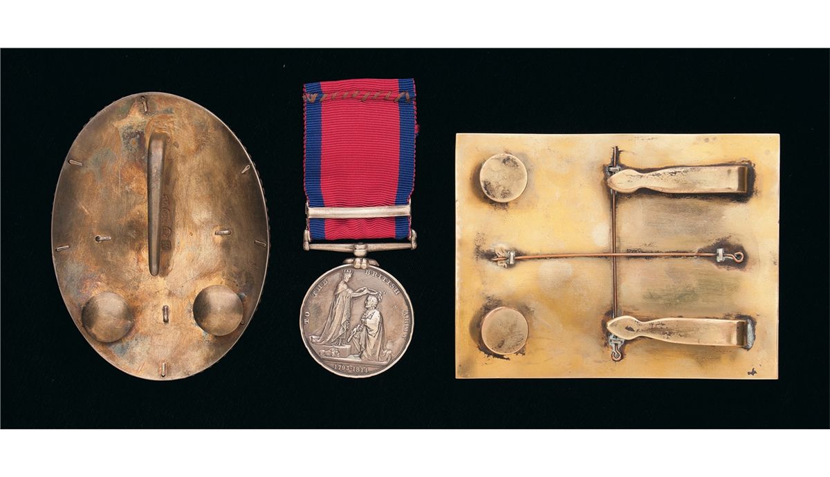 Cased Coldstream Guards Awarded Military General Service Medal with Two ...