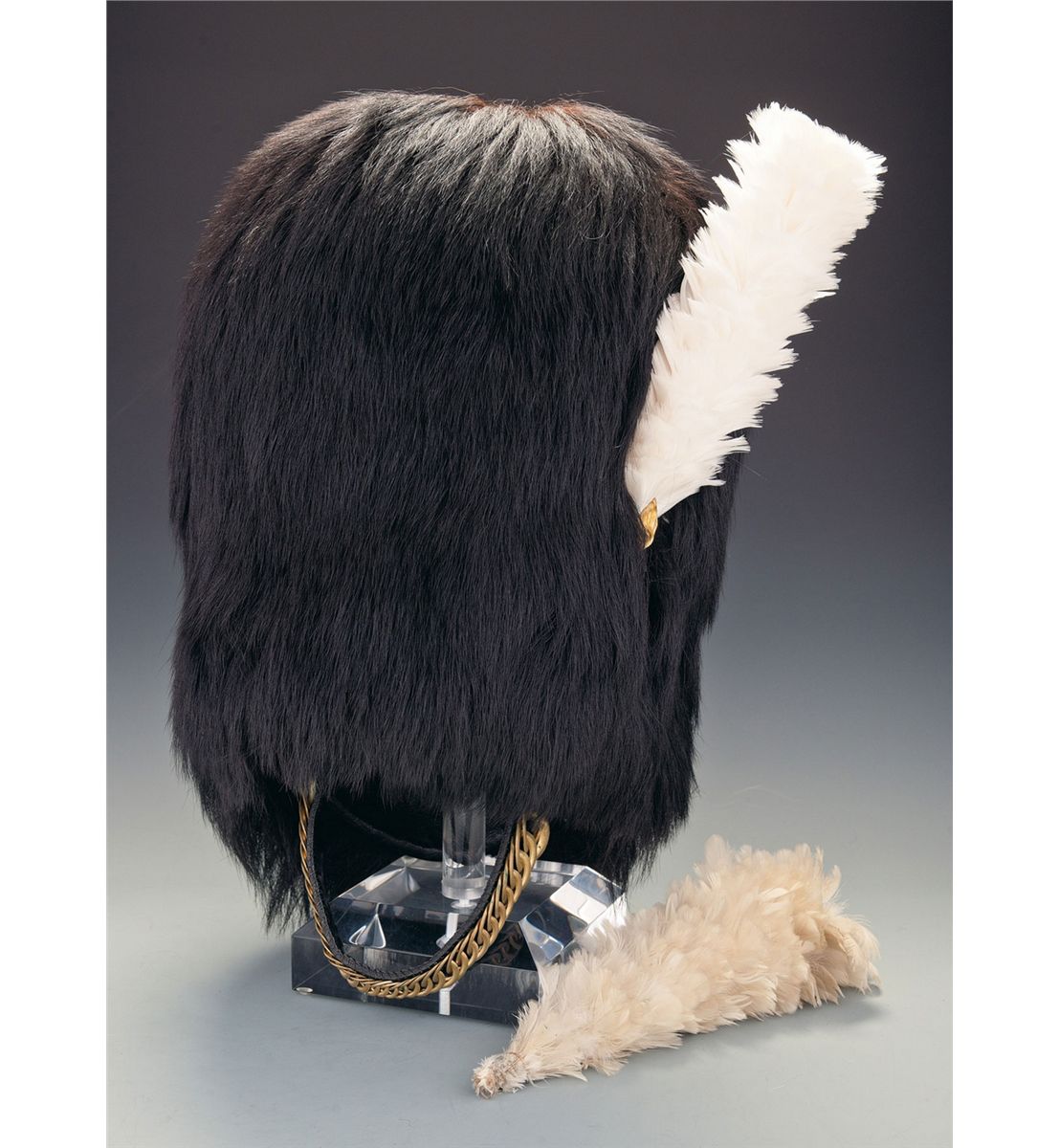 British Grenadier Guards Officer's Bearskin with Extra Plume