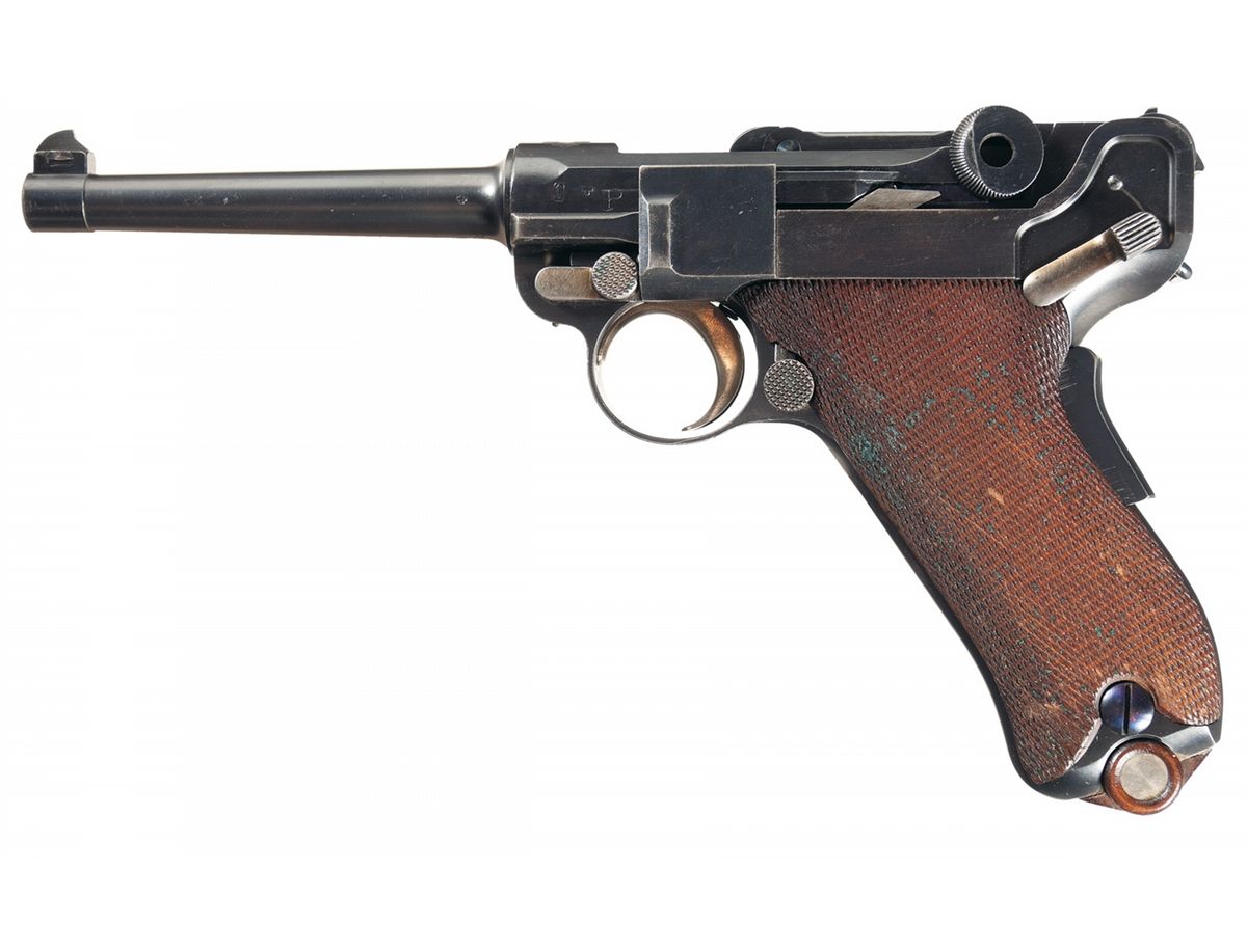 Extremely Rare DWM Model 1900 Swiss Luger Pistol with Unique "E" Letter ...