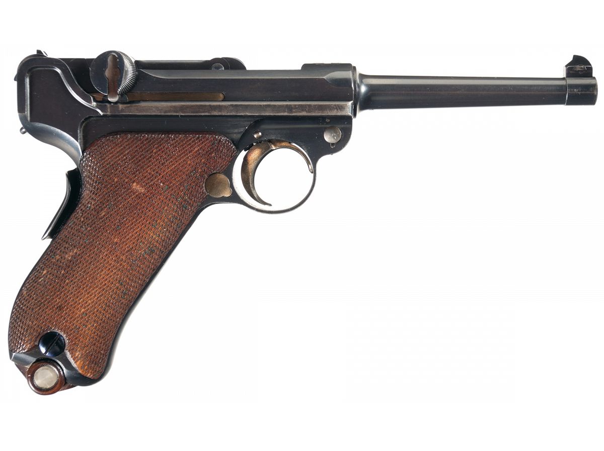 Extremely Rare DWM Model 1900 Swiss Luger Pistol with Unique "E" Letter ...