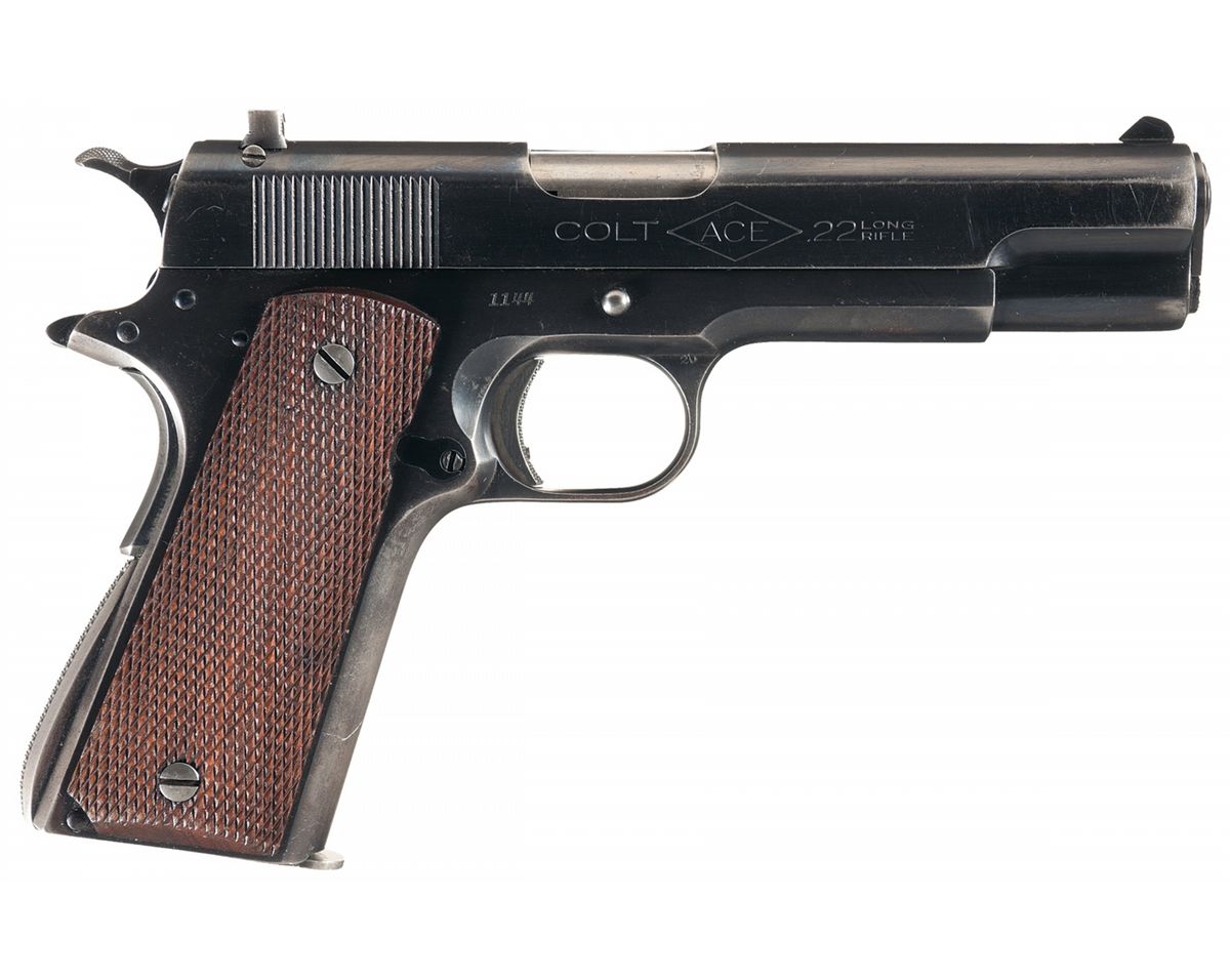 First Year Production Colt Ace Semi-Automatic Pistol