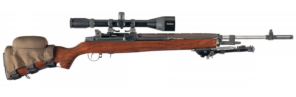Springfield Armory M1A Semi-Automatic Rifle with Bushnell Black Diamond ...