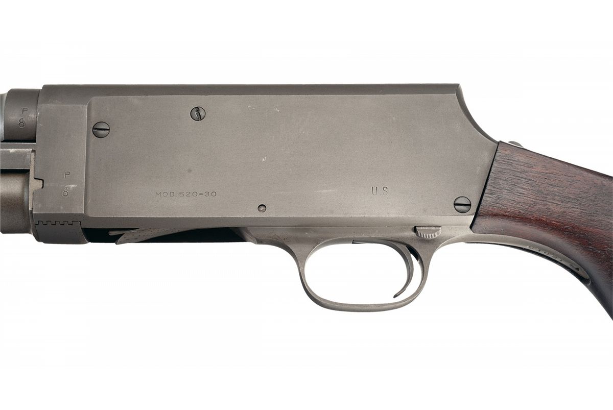 U.S. Marked Stevens Model 520-30 Slide Action Trench Shotgun