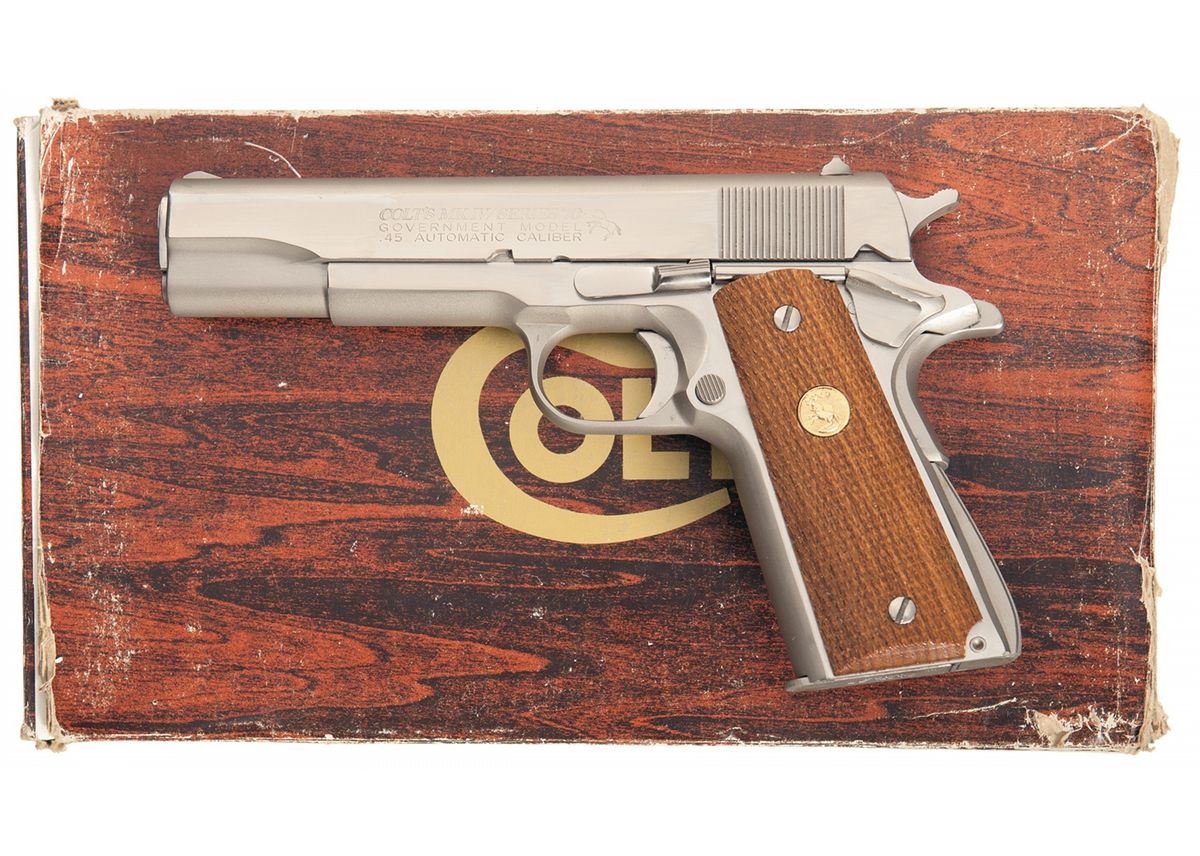 Colt MKIV Series 70 Government Model Semi-Automatic Pistol with Box