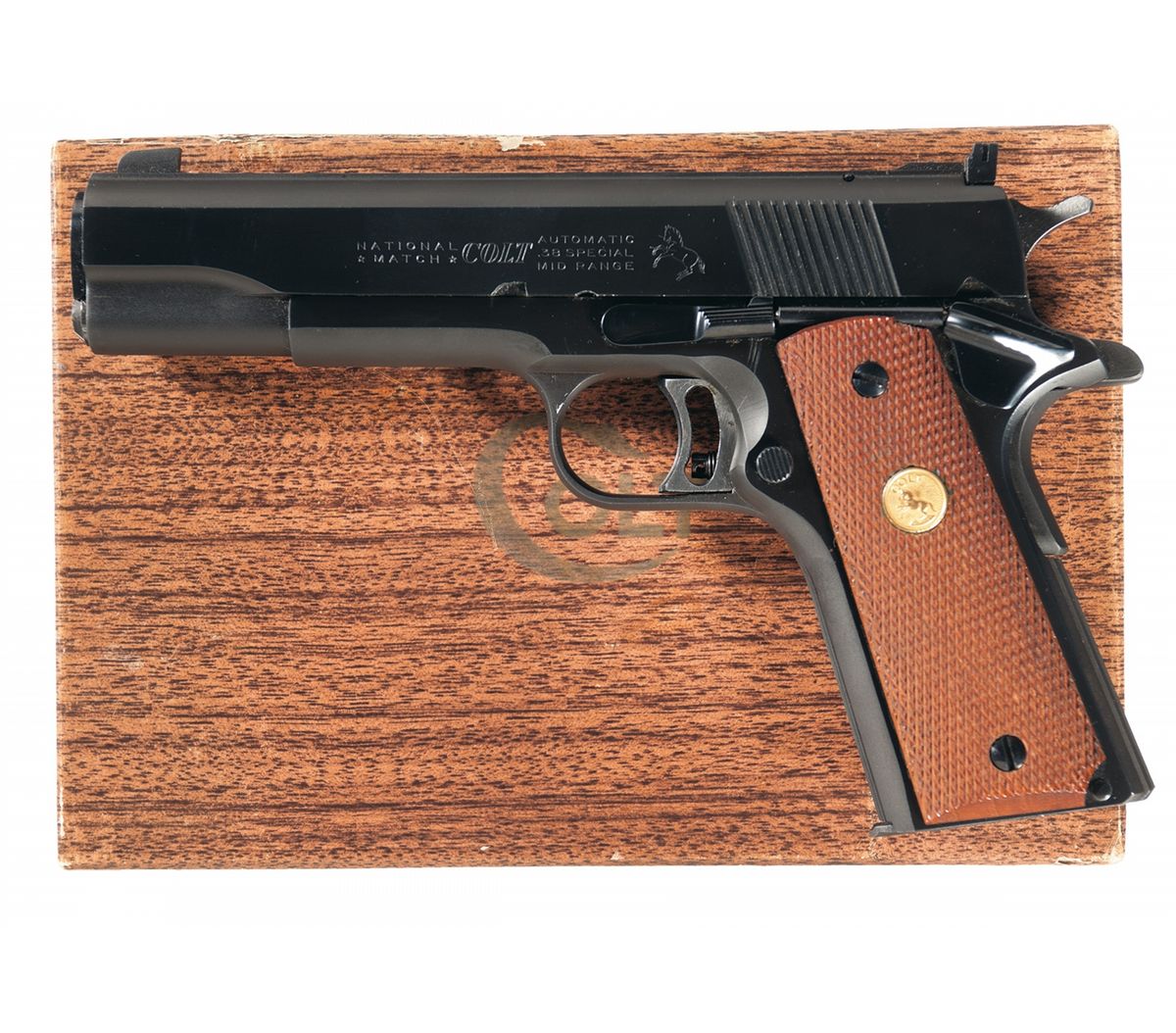 Colt National Match .38 Special Mid Range Semi-Automatic Pistol with ...