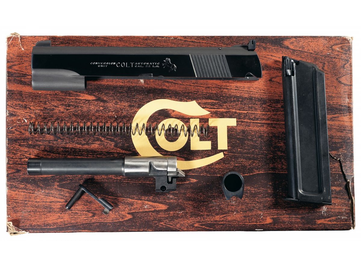 Colt Service Model Ace Semi-Automatic Pistol with Case and Colt .22 LR ...