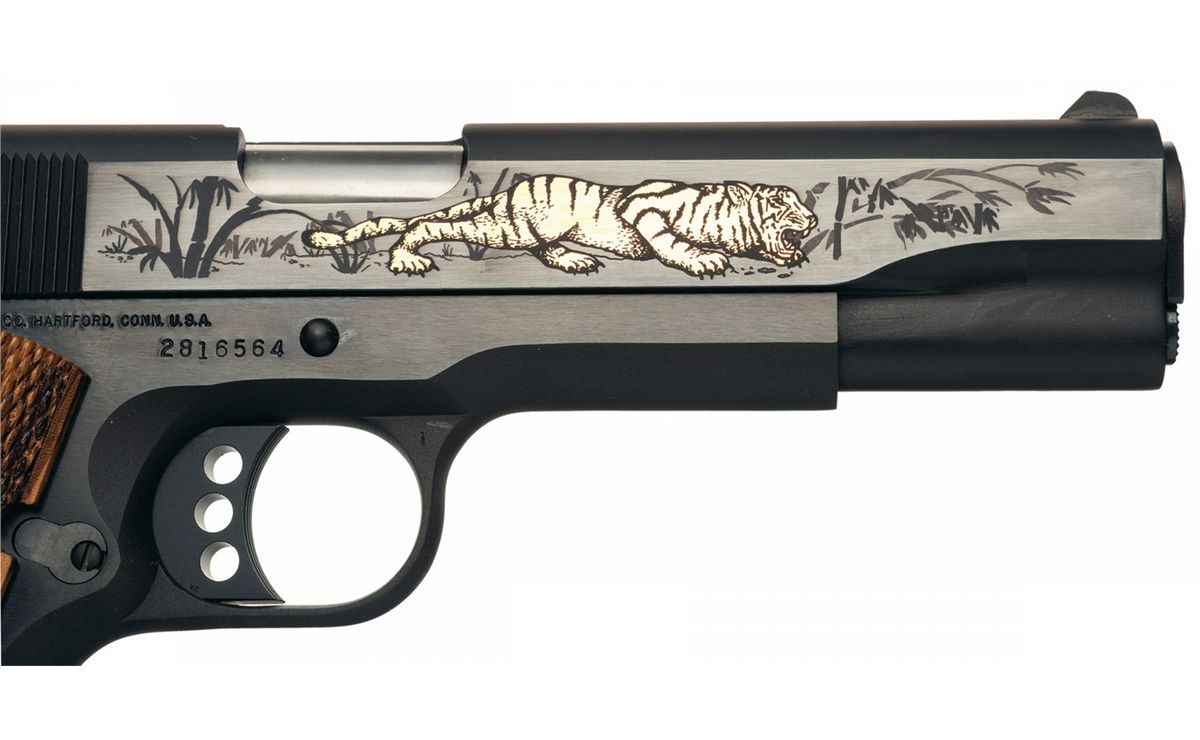 Colt Model 1991A1 Government Model Tiger Limited Edition Semi-Automatic ...