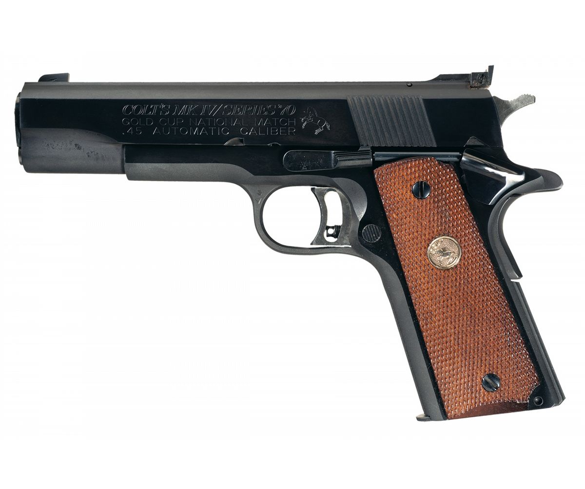 Colt MKIV Series 70 Gold Cup National Match Semi-Automatic Pistol with ...