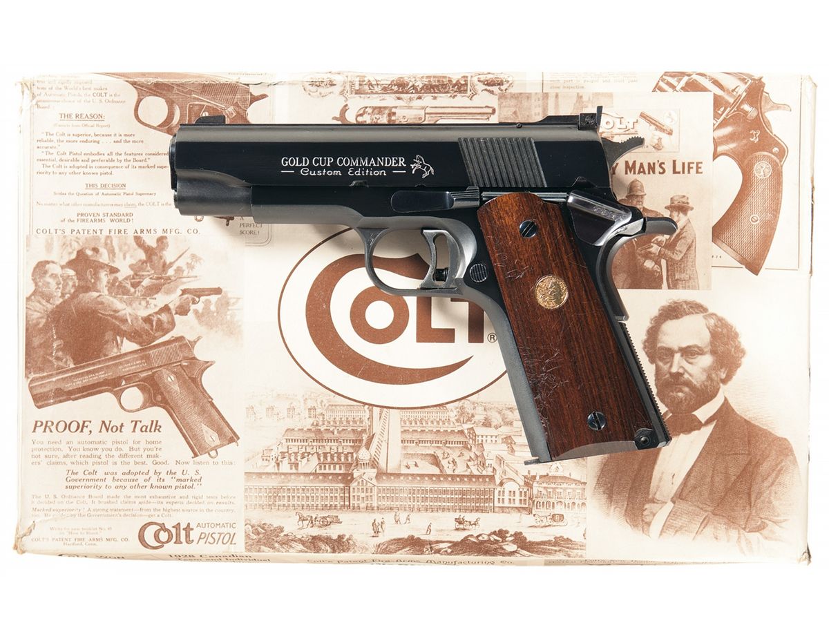 Colt Gold Cup Commander National Match Custom Edition Semi-Automatic ...