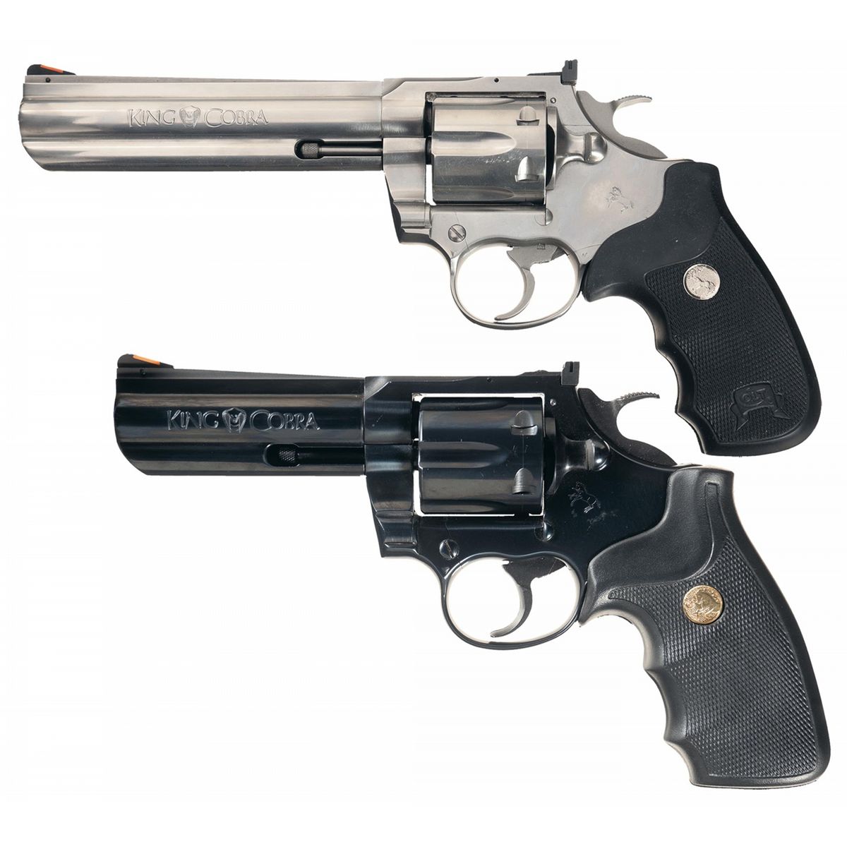 Two Colt King Cobra Double Action Revolvers